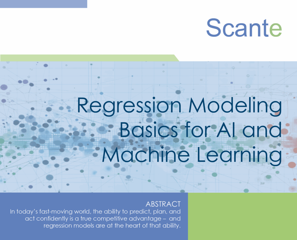 Regression Modeling Basics for AI / Machine Learning - Scante